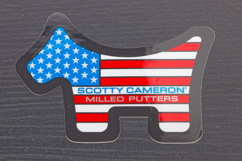 Scotty Cameron 2021 US Open Scotty Dog large USA sticker – Custom Cameron