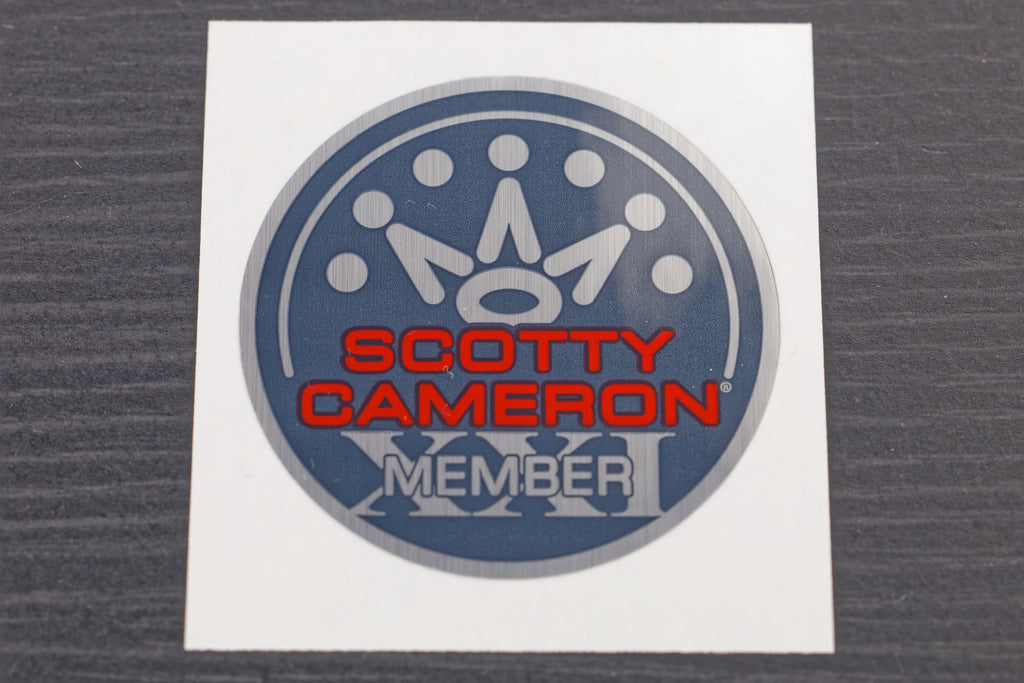 Scotty Cameron 2021 Club Cameron membership sticker – Custom Cameron