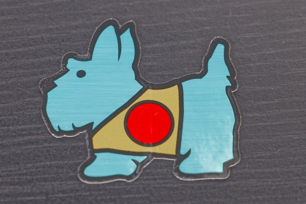 Scotty Cameron Museum & Gallery Scotty Dog Tiffany sticker – Custom Cameron